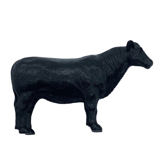 Toys | Vtg Black Angus Cow Figurine 6 Made In Korea Plastic Toy ...